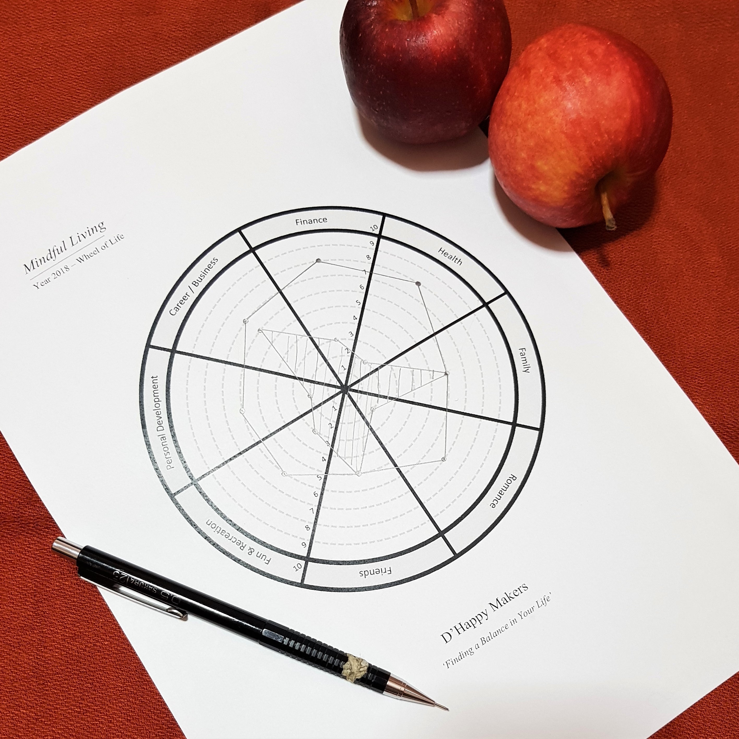 New Activity - Wheel of Life – d'happy Makers