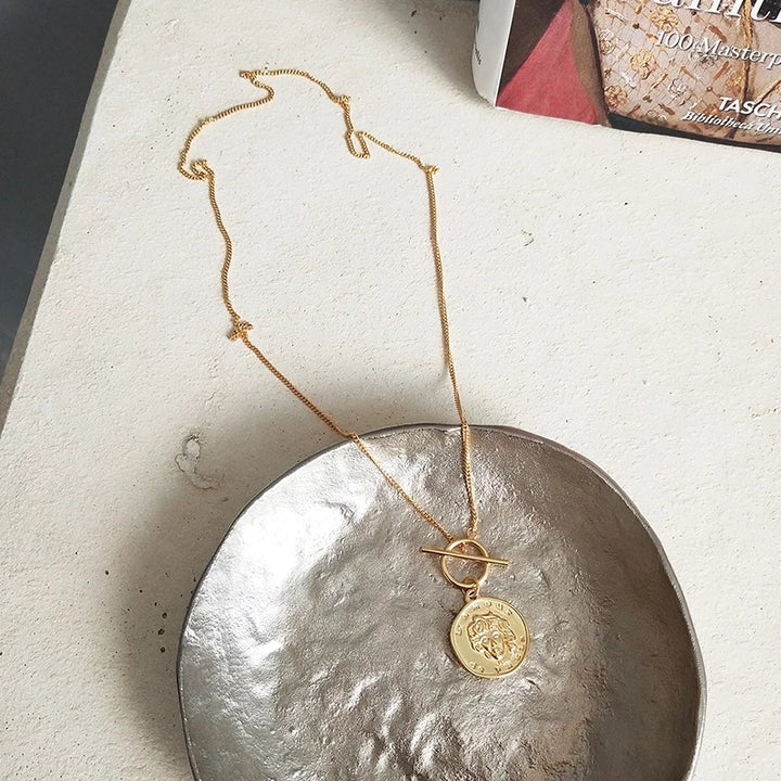 Vintage Coin Toggle Necklace – d'happy Makers